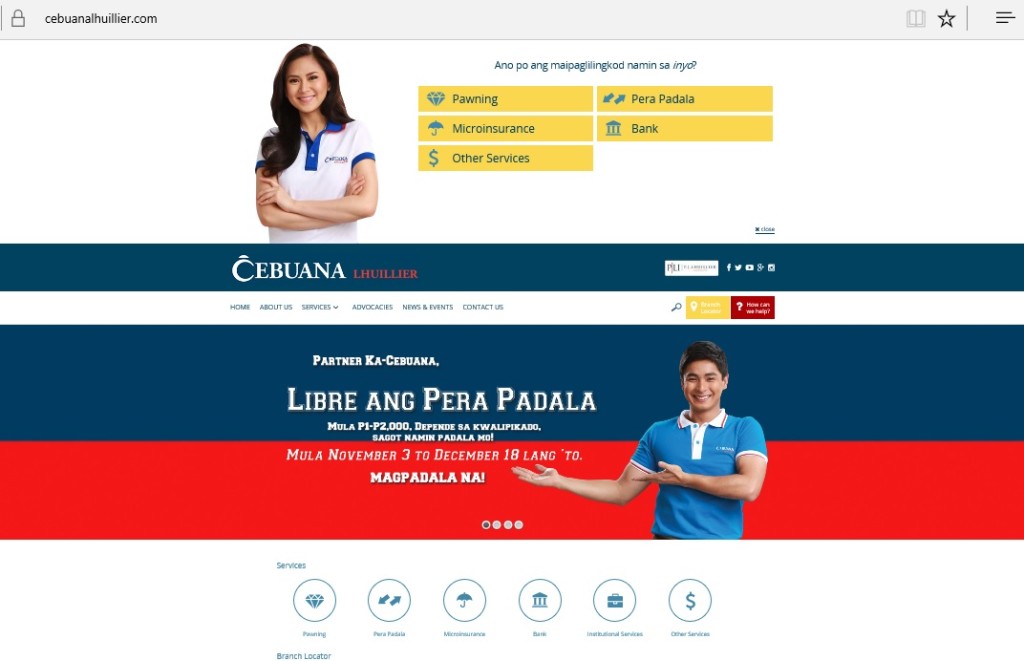 Cebuana Lhuillier Website Launches - Marriage and Beyond