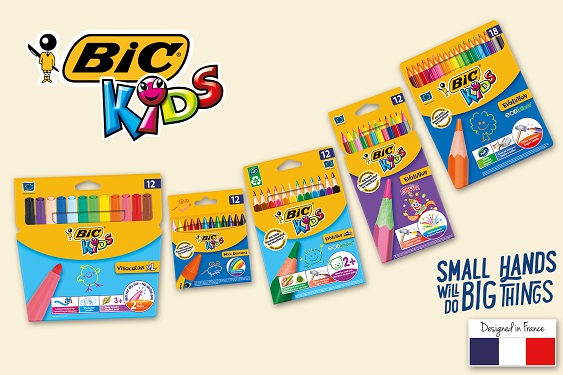BIC® launches a collection of coloring products for kids